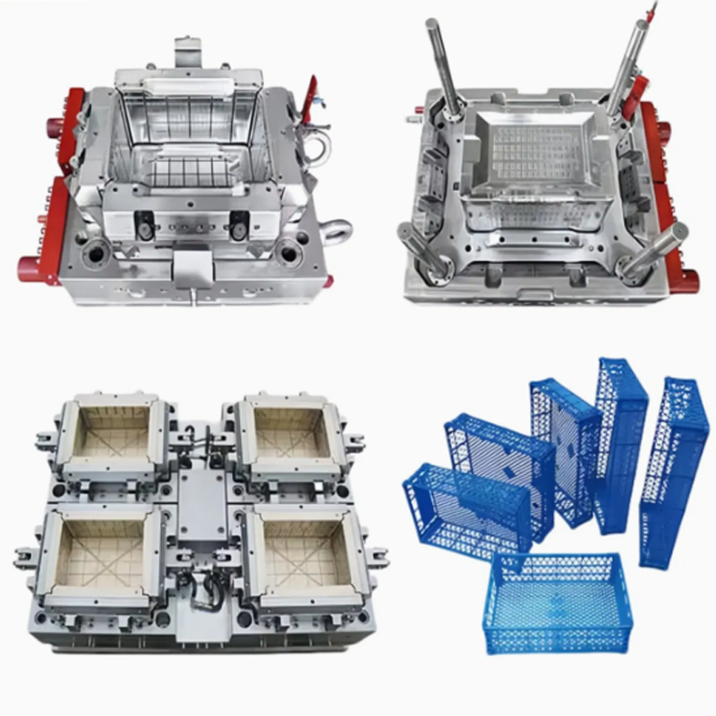 Custom Plastic Injection Mold Tooling for Industrial Logistics Box ...