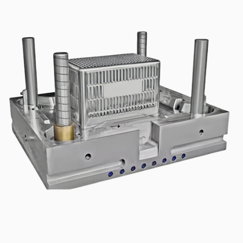 Custom Plastic Injection Mold Tooling for Industrial Logistics Box ...